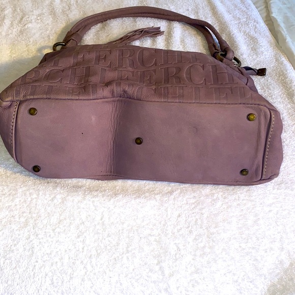 Ferchi | Bags | Ferchi Lavender Slouch Genuine Leather Bag Made In ...